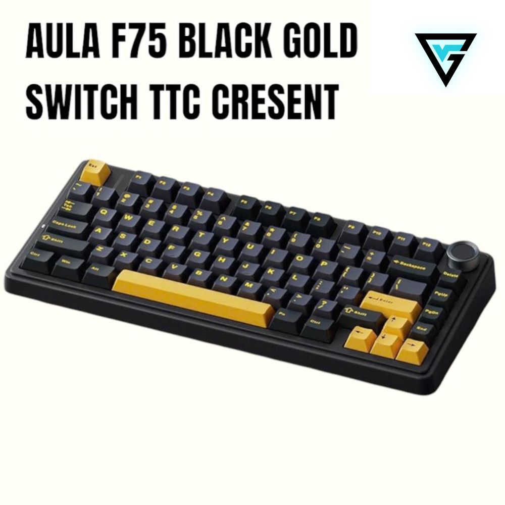 Bàn phím cơ Aula F75 3 mode Hotswap 5 pin LED RGB có app tùy chỉnh ...